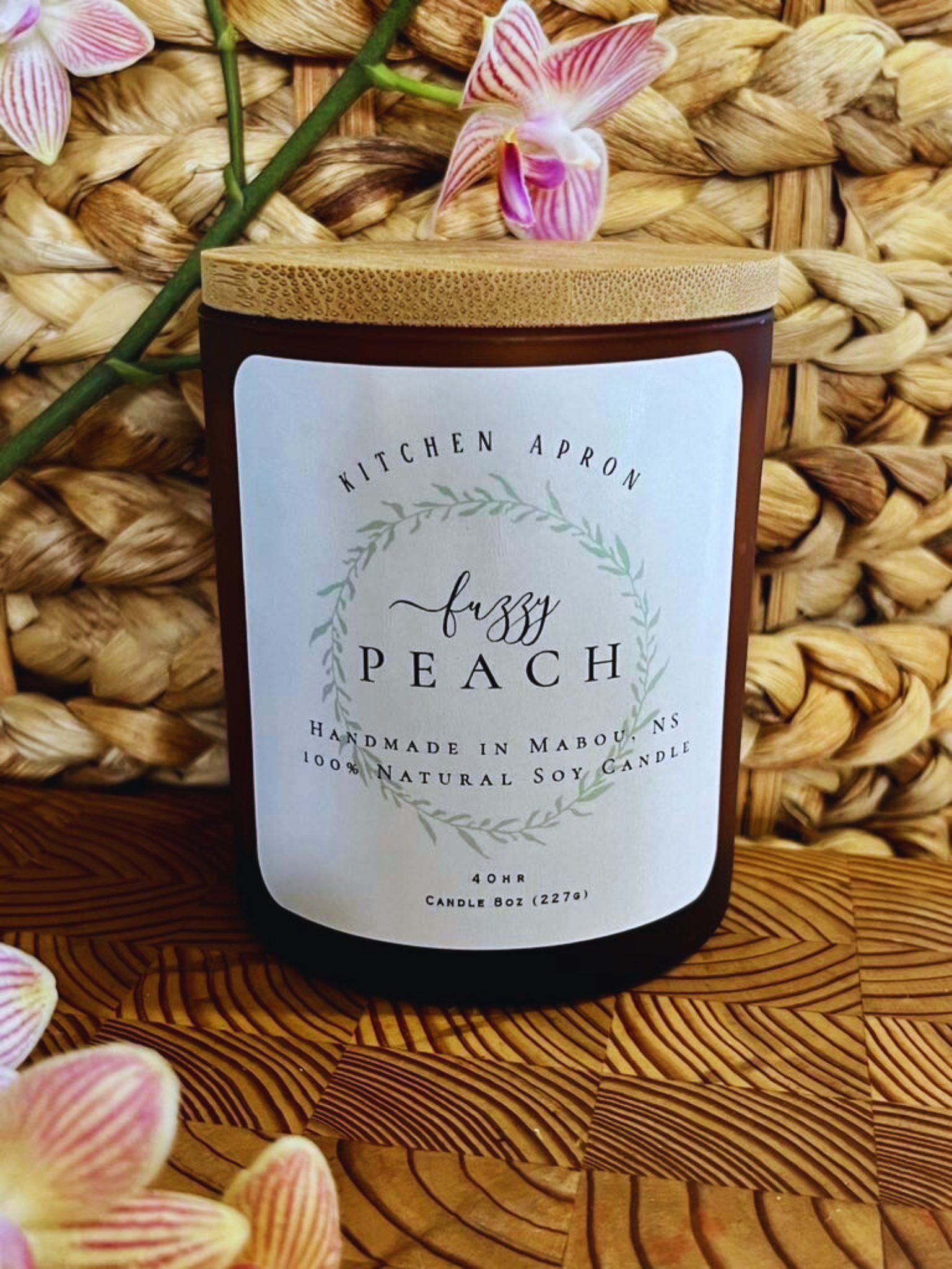 Fuzzy Peach – Kitchen Apron Candle Company